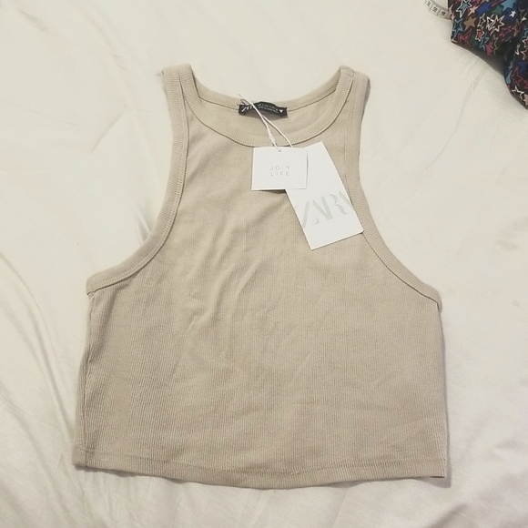 Zara | Tops | Zara Ribbed Tank Top Nwt | Poshmark